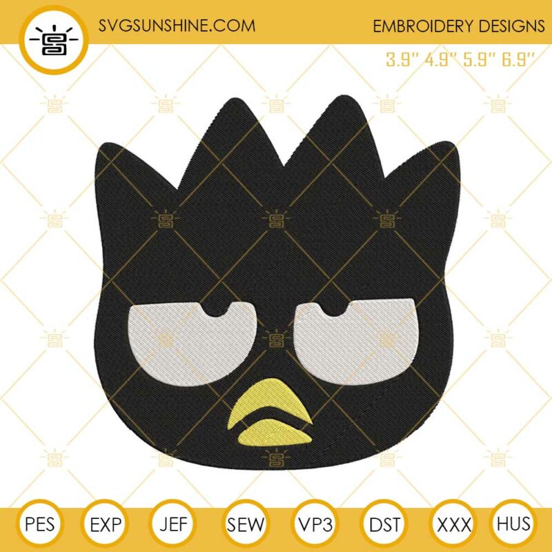 Bad Badtz-Maru Face Embroidery Design Files