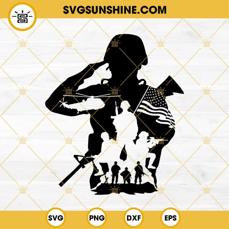 US Soldier Svg, Veteran Soldier svg, Army svg, Military svg, Veterans day Svg
