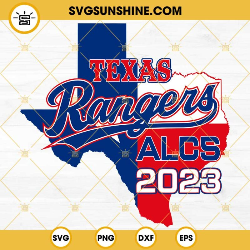 Texas Rangers ALCS 2023 Svg, Texas Rangers 2023 World Series Champions ...