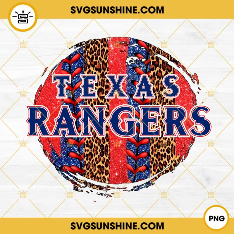 Texas Rangers Leopard Baseball PNG, Texas Rangers World Series ...