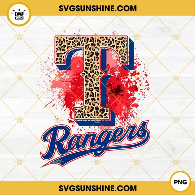Texas Rangers Leopard Logo PNG, Texas Rangers World Series Champions ...