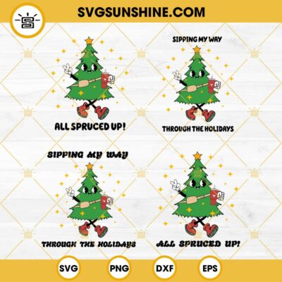 Christmas Tree Stanley Cup SVG, Christmas Tree Bundle SVG PNG EPS DXF Files