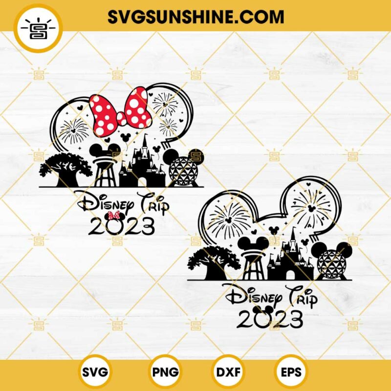 Mickey And Minnie Disney Trip 2023 SVG, Disney Family Vacation 2023 SVG ...