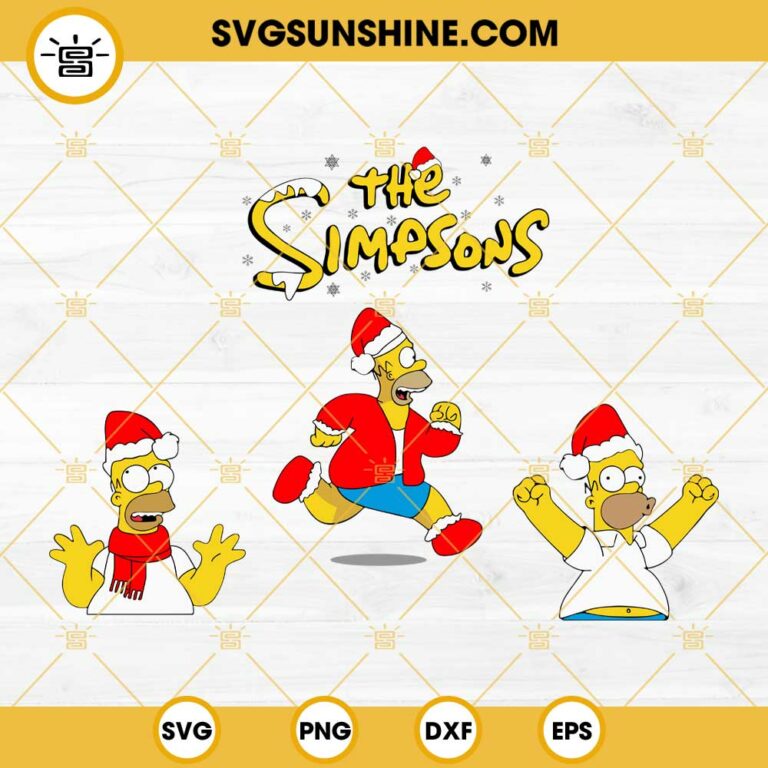 Elf Lisa Simpson Santa Hat SVG, Lisa Simpson Christmas SVG