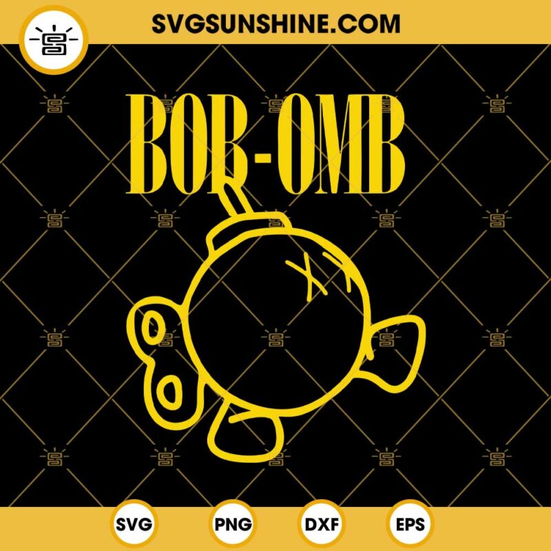 Bob-omb SVG, Super Mario SVG PNG EPS DXF File