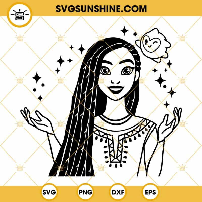 Asha SVG, Disney Wish SVG, Wish Movie 2023 SVG