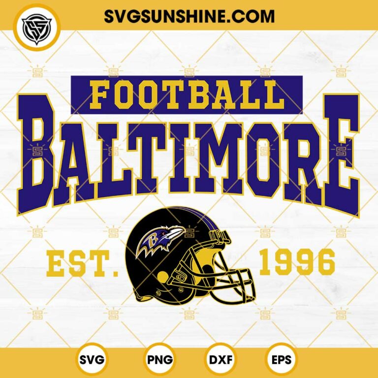 Baltimore Ravens Heart SVG, Ravens Football SVG, NFL Team SVG PNG DXF ...