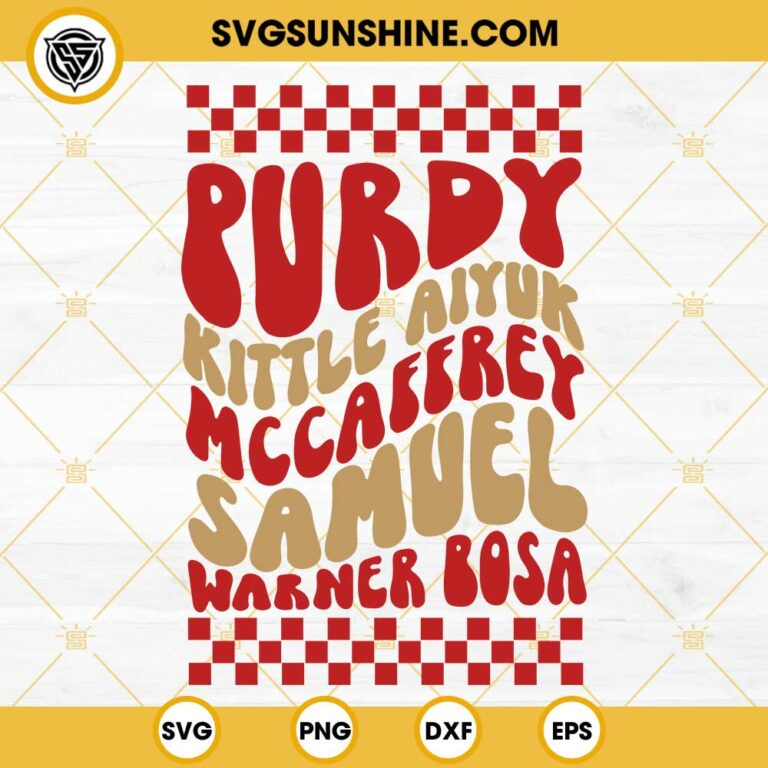 Brock Purdy George Kittle Christian McCaffrey San Francisco 49ers SVG