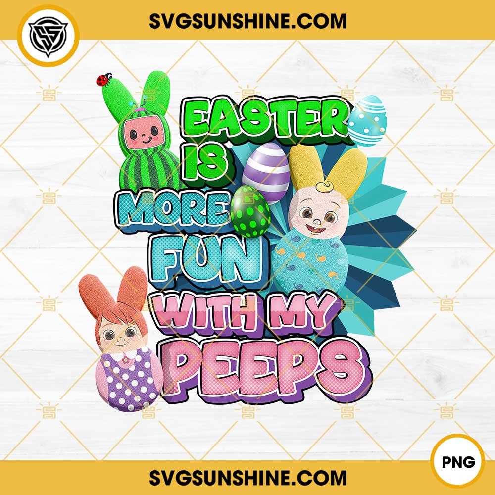 Bluey Easter Is More Fun With My Peeps PNG, Bluey Peeps Easter PNG Files
