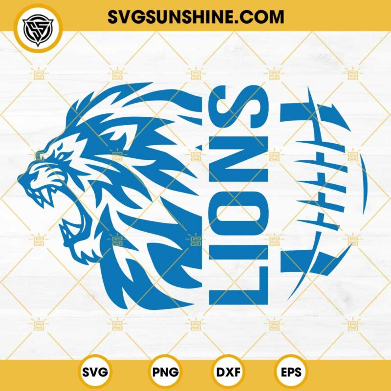 Detroit Lions Football SVG, Lions SVG, Detroit SVG