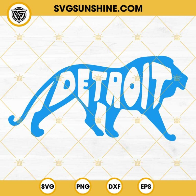 Detroit SVG, Lions SVG, Detroit Lions Logo SVG, Michigan Football SVG ...