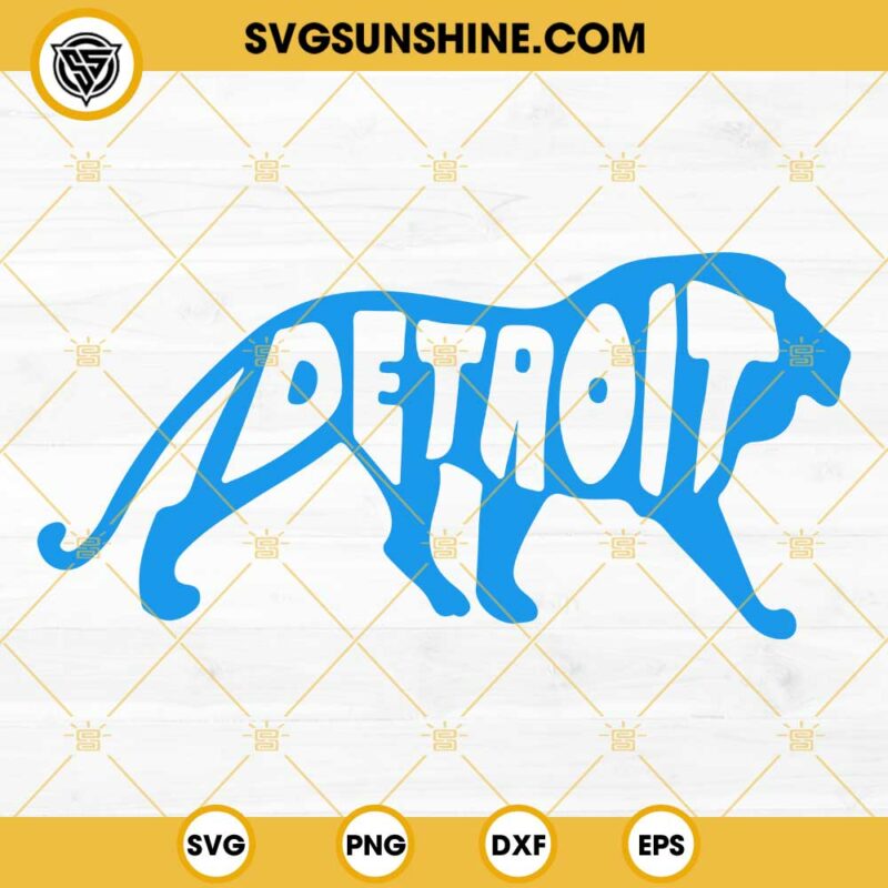 Detroit SVG, Lions SVG, Detroit Lions Logo SVG, Michigan Football SVG ...