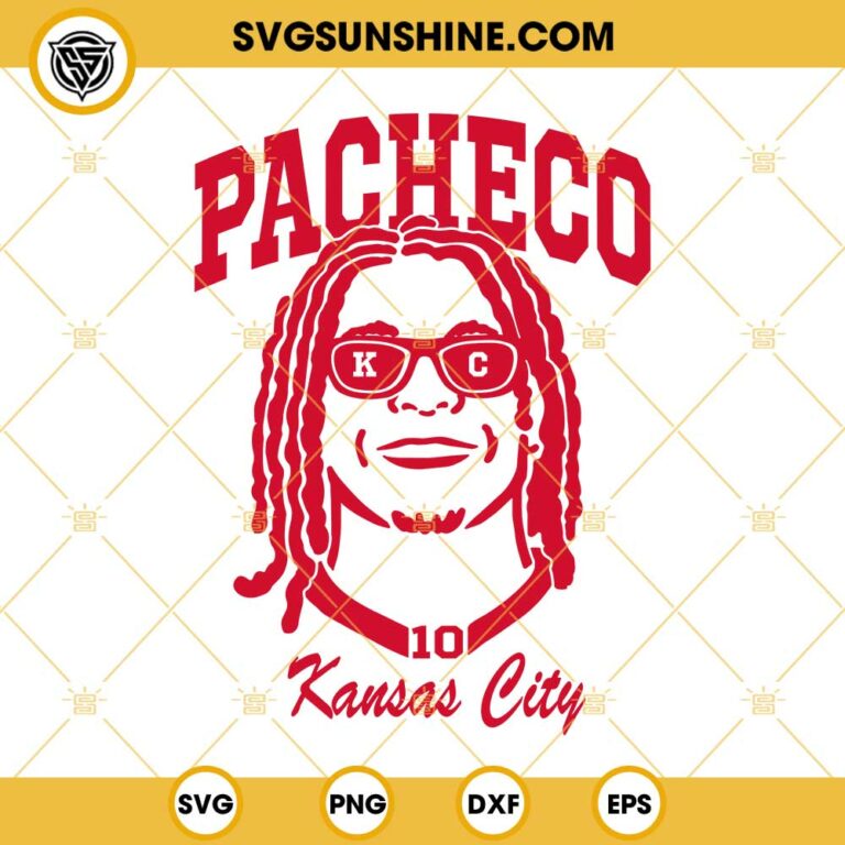 Isiah Pacheco Kansas City SVG, Isiah Pacheco 10 SVG PNG