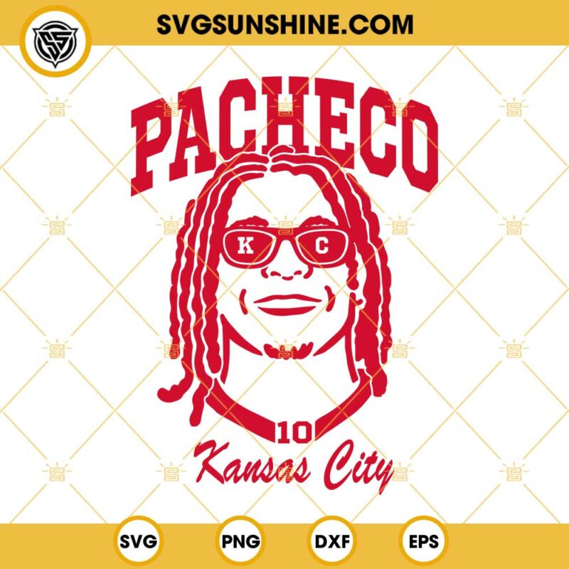 Isiah Pacheco Kansas City SVG, Isiah Pacheco 10 SVG PNG
