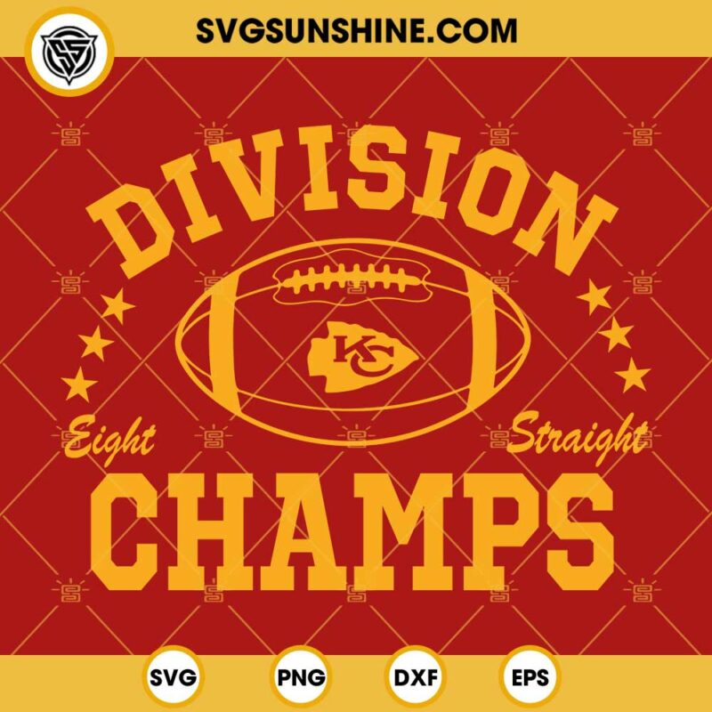 KC Chiefs Division Champs SVG, Kc Champs SVG, Kc Football SVG, Kc ...