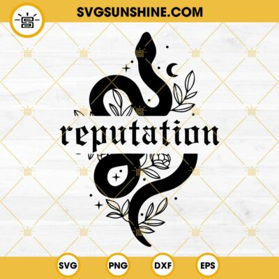 Reputation Snake SVG, Taylor Swift SVG