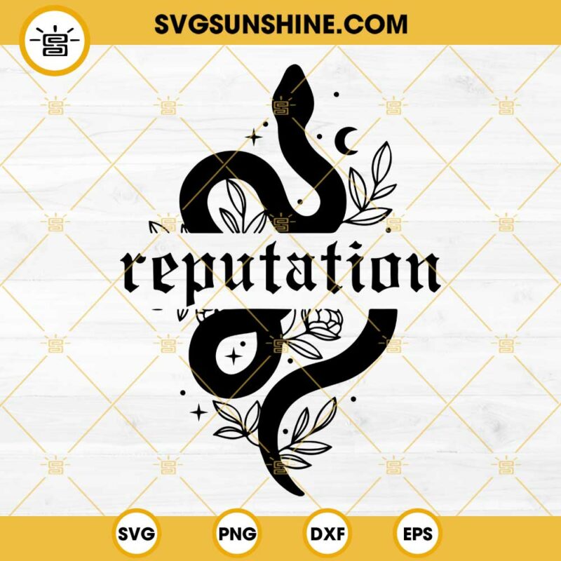 Reputation Snake SVG, Taylor Swift SVG