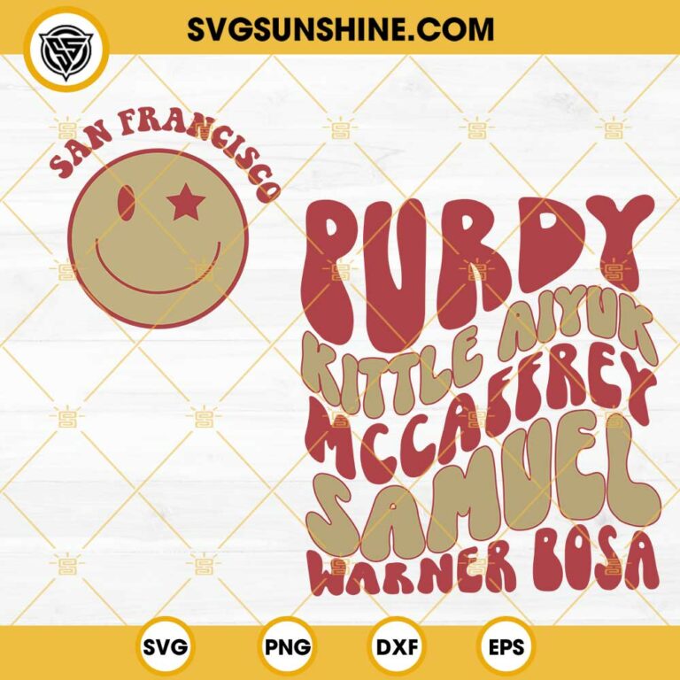 San Francisco 49ers Smiley Face SVG Bundle, San Francisco Football ...