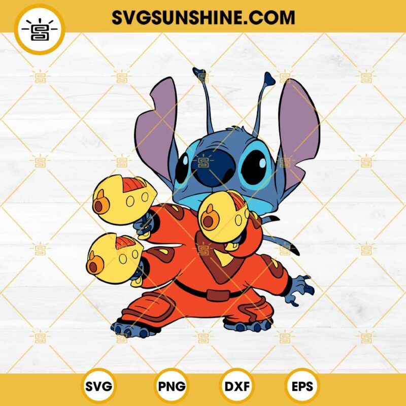 Stitch Stitch Space Fighter SVG, Stitch And Lilo SVG PNG EPS DXF File