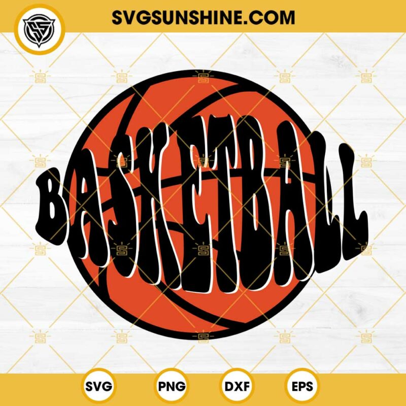 Basketball Vintage Design SVG PNG EPS DXF File