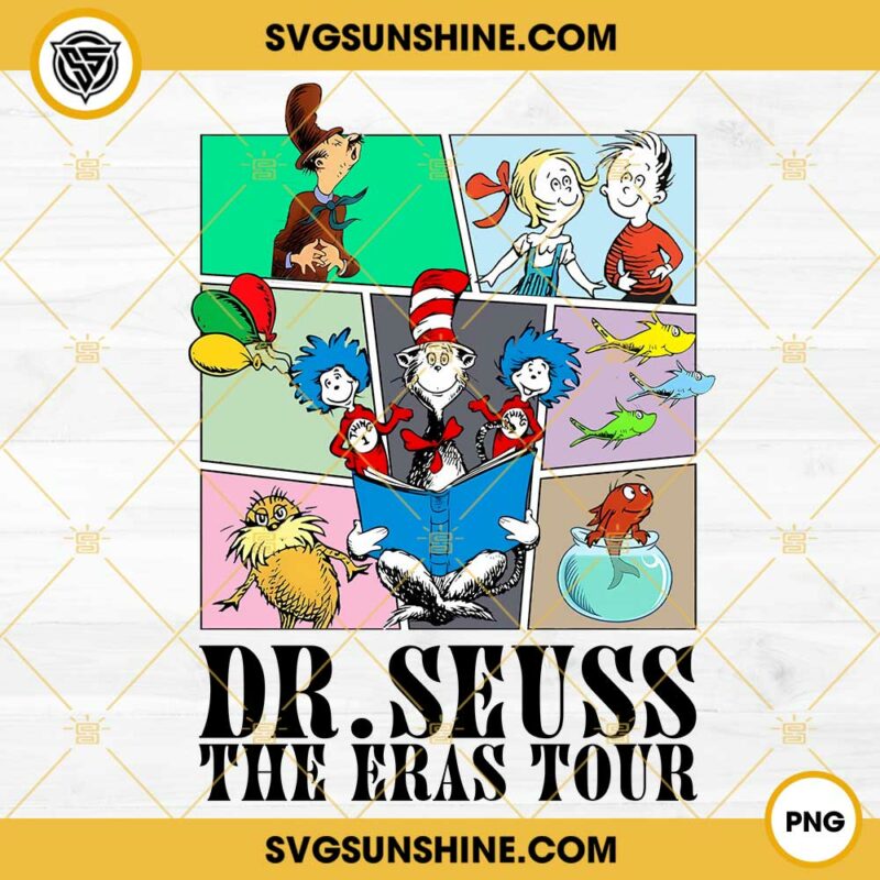 Dr Seuss The Eras Tour PNG, In My Teaching Era PNG, Dr Seuss Thing 1 ...