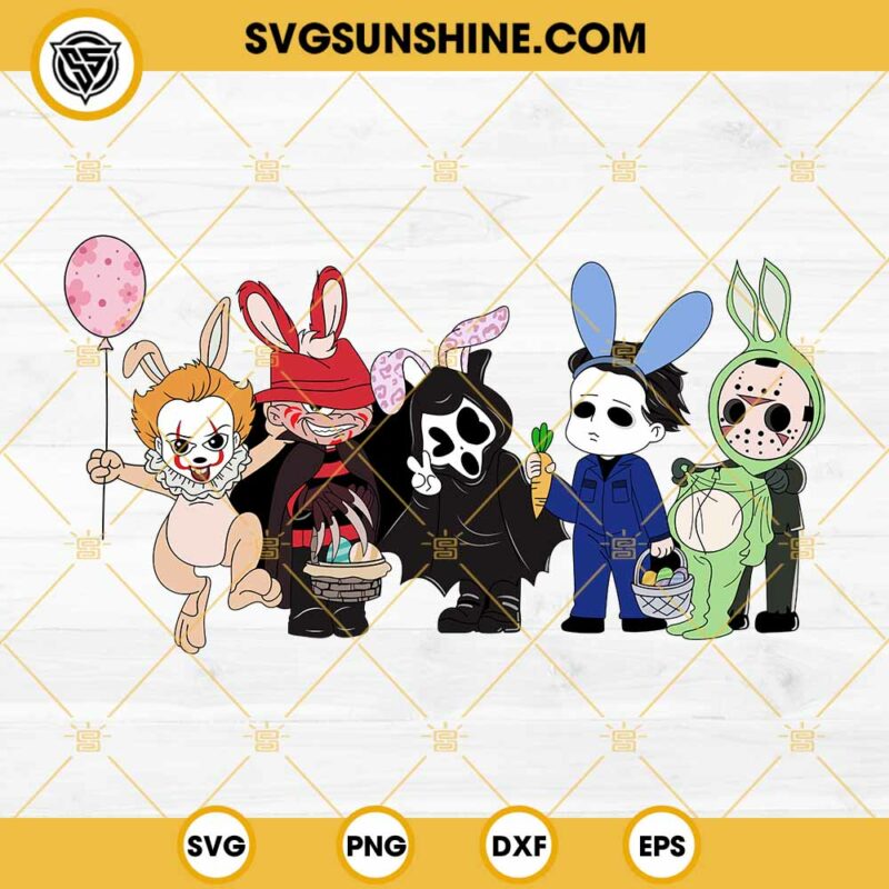 Prepare To Dye SVG, Jason Voorhees Bunny SVG, Funny Easter Horror SVG ...