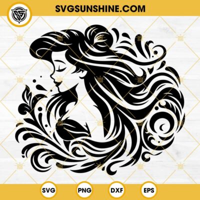 Disney Ariel SVG PNG DXF EPS Cut Files For Cricut Silhouette