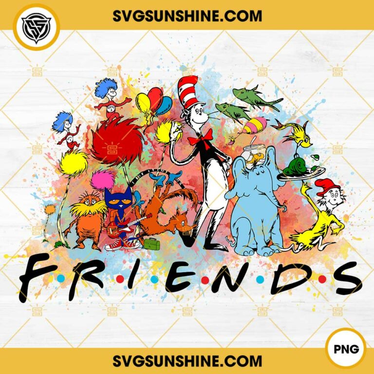 Friends Dr Seuss PNG, Dr Seuss Characters PNG, Dr Seuss Day PNG