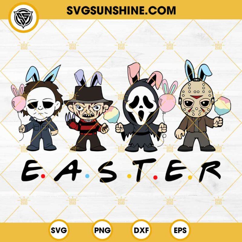 Prepare To Dye SVG, Jason Voorhees Bunny SVG, Funny Easter Horror SVG ...