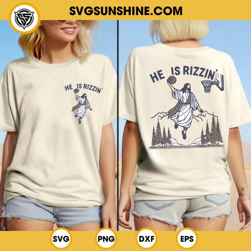 Jesus He Is Rizzin SVG Bundle, Funny Jesus Easter SVG, Jesus Christian SVG