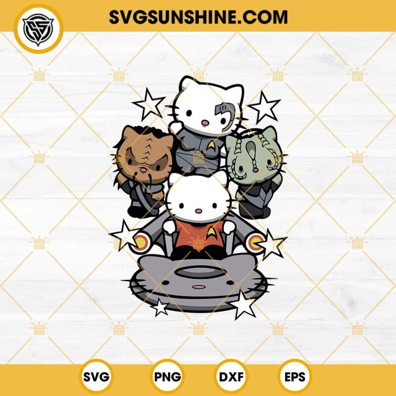 Hello Kitty Star Trek SVG, Hello Kitty SVG, Star Trek SVG