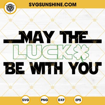 Good Luck Charm SVG, Lucky Baby Yoda SVG, Shamrock SVG, Star Wars St ...