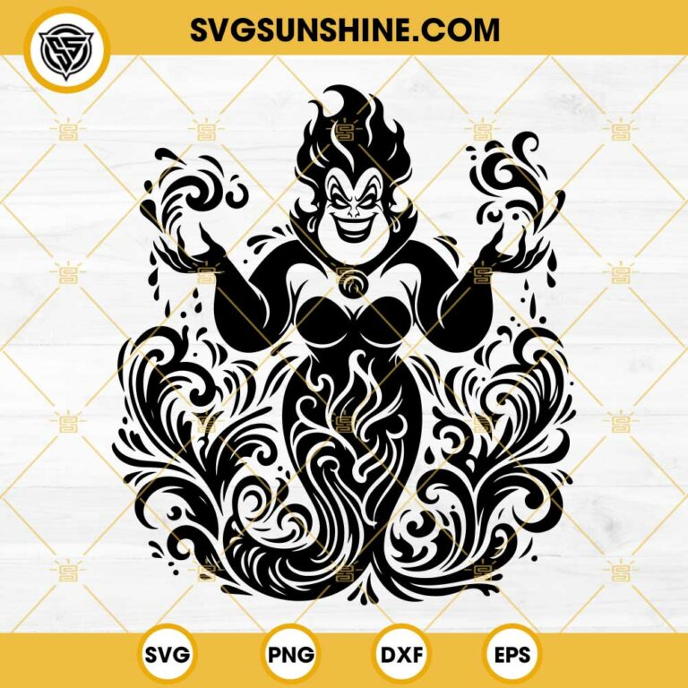 Ursula The Little Mermaid SVG, Ursula SVG, Maori SVG