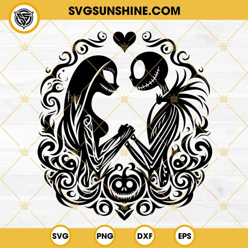 Jack And Sally SVG, Nightmare Before Christmas SVG