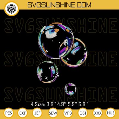 Bubble Machine Embroidery Designs