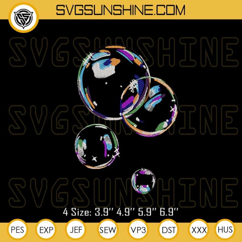 Bubble Machine Embroidery Designs