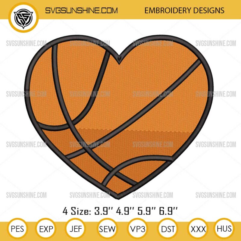 Baseball Heart Embroidery Designs, Sport Baseball Embroidery Files