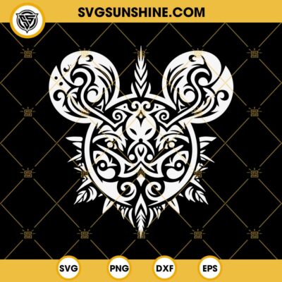 Mickey Head Mandala SVG, Mickey Mouse Disney SVG