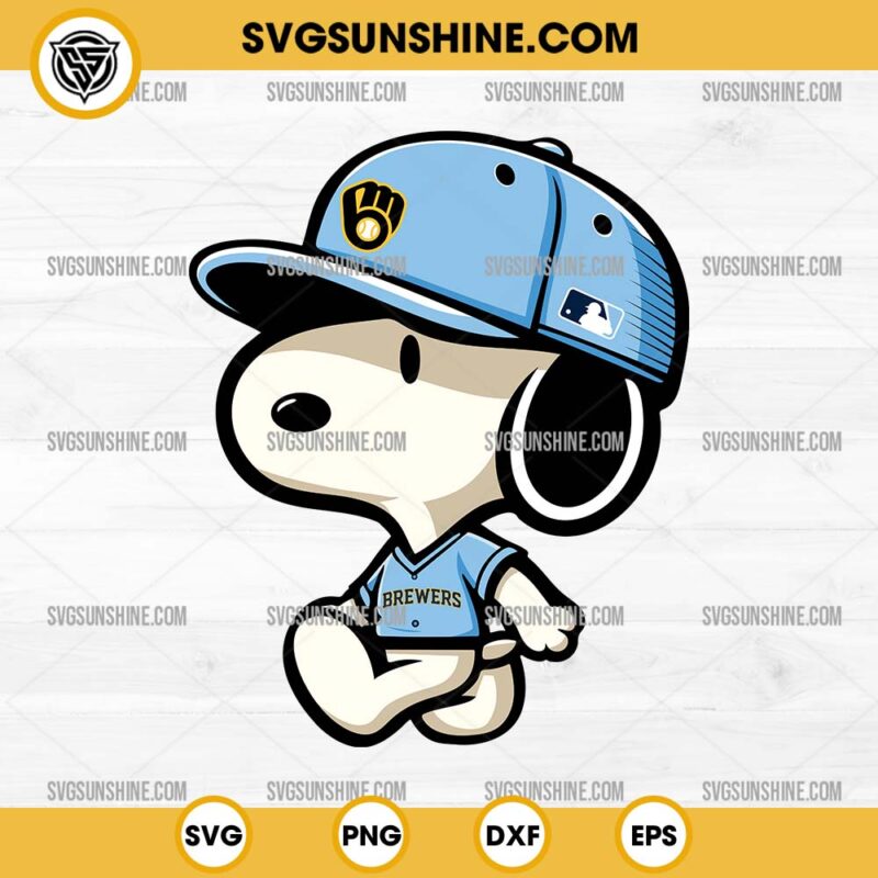 Snoopy Cleveland Guardians Baseball SVG PNG DXF EPS