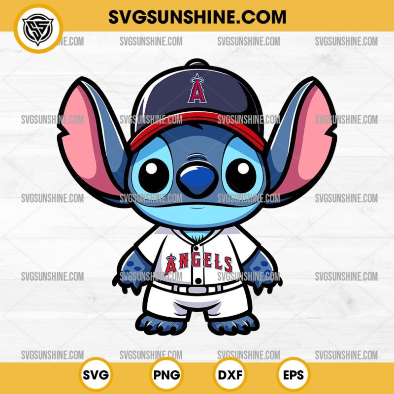 Stitch Chicago Cubs Baseball SVG PNG DXF EPS