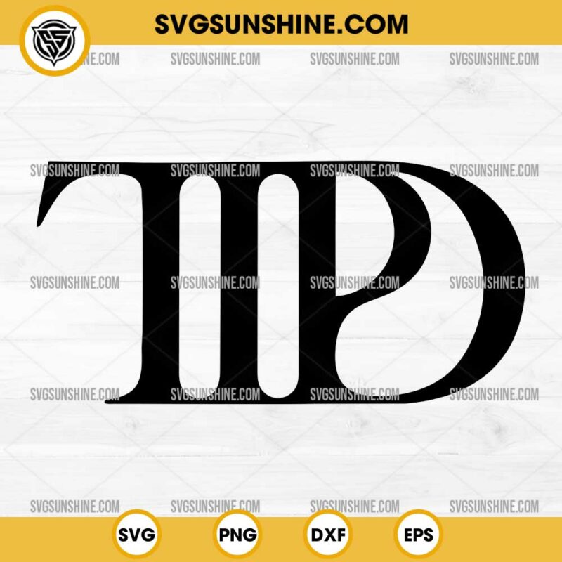TPD SVG, The Tortured Poets Department Logo SVG, Taylor Swift New Album ...