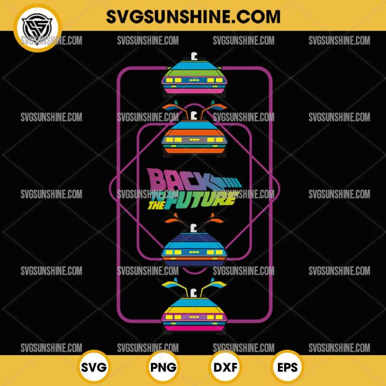 Back To The Future SVG, 80s Movies SVG PNG DXF EPS Cricut