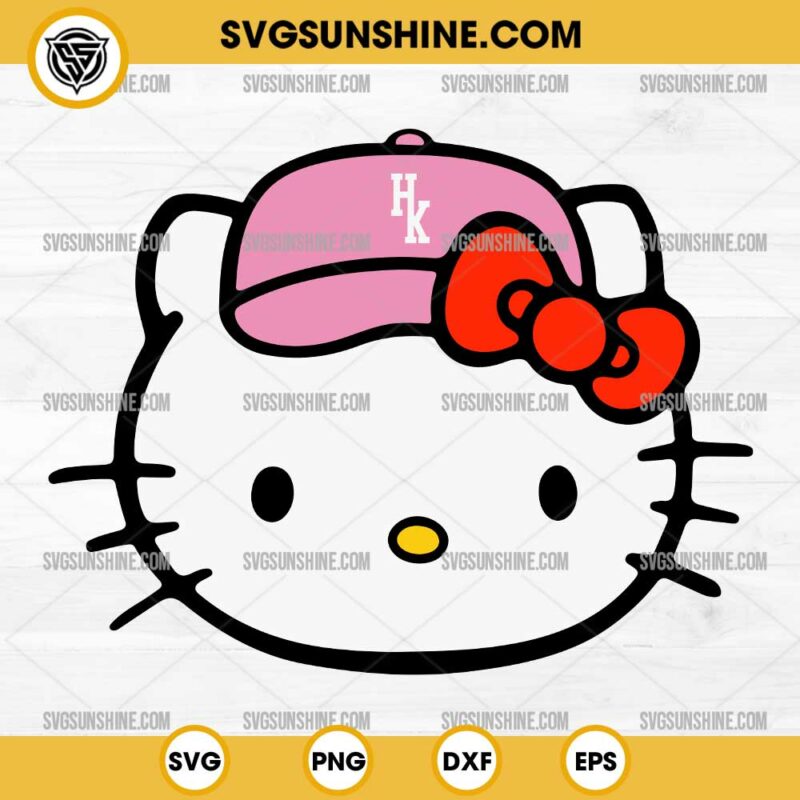 Hello Kitty Baseball Cap SVG PNG Vector Clipart