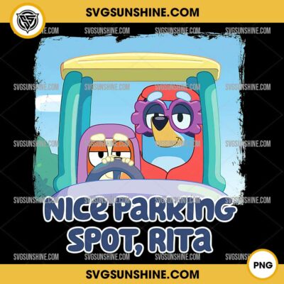 Nice Parking Spot Rita PNG, Bluey And Bingo Grannies PNG