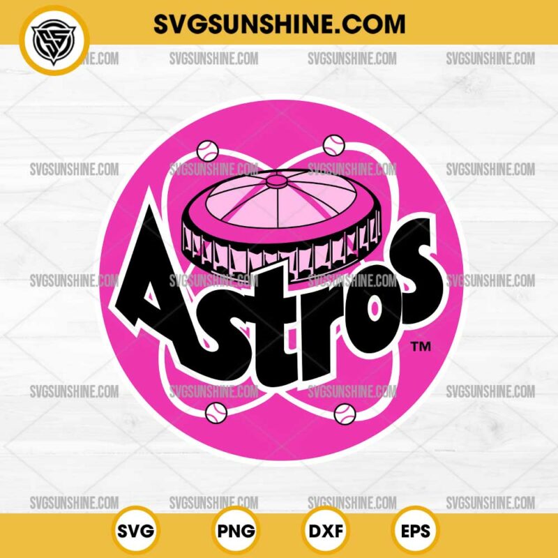 Pink Houston Astros SVG, Pink Astros Logo SVG