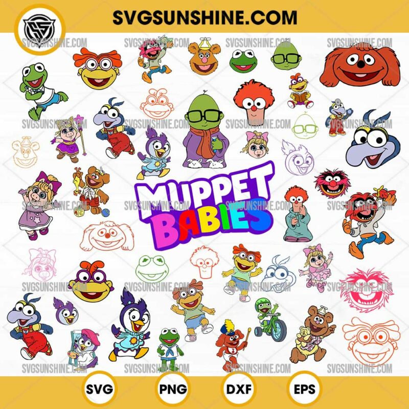 The Muppets Babies SVG Bundle, Baby Muppets SVG, Muppets SVG, The ...