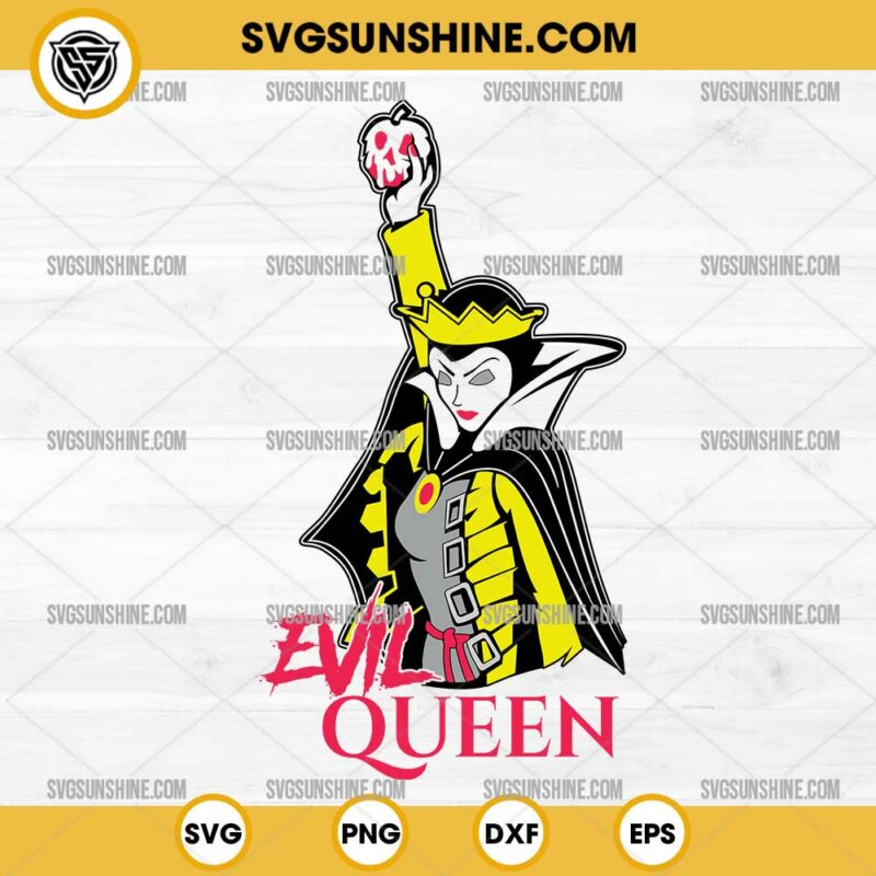 Evil Queen SVG, Disney Mouse Ears SVG PNG DXF EPS Cut Files