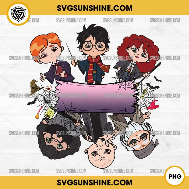 Personalized Harry Potter Halloween Png, Harry Potter Halloween Banner ...
