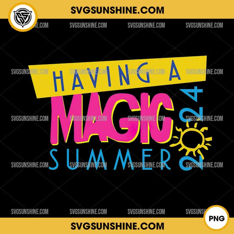 NKOTB Having A Magic Summer 2024 PNG Design Files