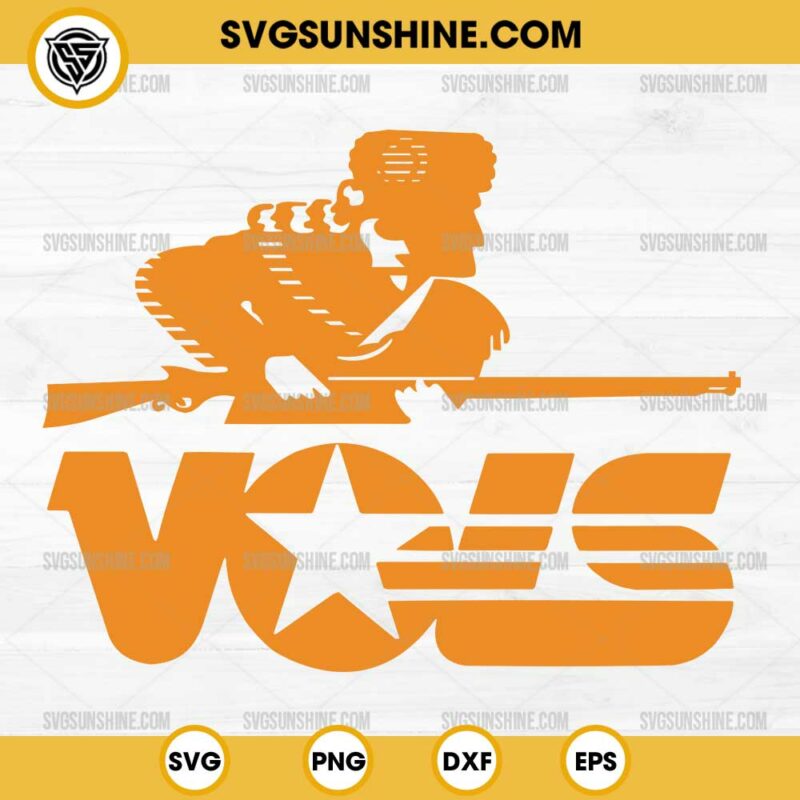 Tennessee Vols Rifleman SVG, Tennessee Volunteers Football SVG